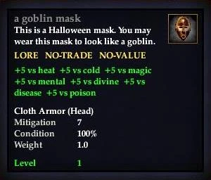 A goblin mask | EverQuest 2 Wiki | Fandom