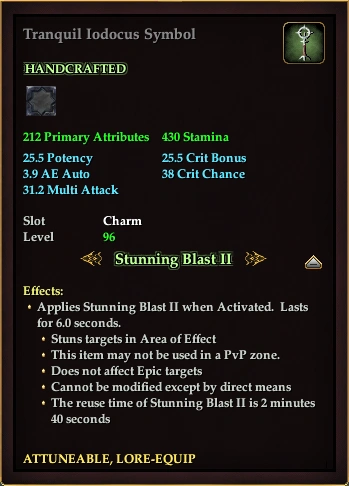 Tranquil Iodocus Symbol | EverQuest 2 Wiki | Fandom