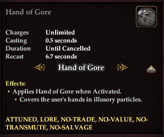 Hand of Gore | EverQuest 2 Wiki | Fandom