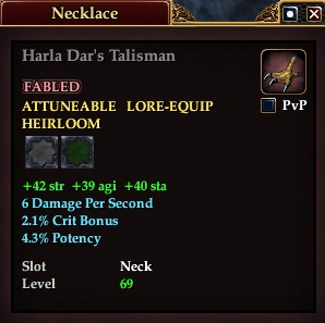 Harla Dar's Talisman | EverQuest 2 Wiki | Fandom
