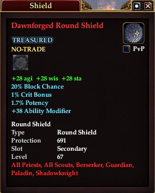 Dawnforged Round Shield | EverQuest 2 Wiki | Fandom