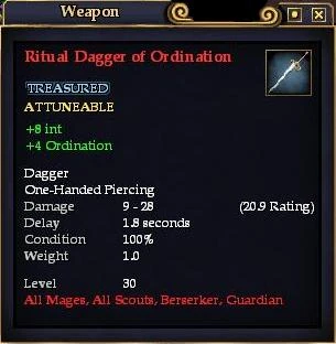 Ritual Dagger of Ordination | EverQuest 2 Wiki | Fandom
