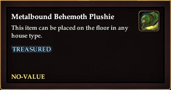 Metalbound Behemoth Plushie | EverQuest 2 Wiki | Fandom
