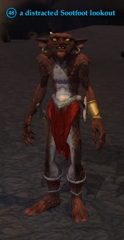 A distracted Sootfoot lookout | EverQuest 2 Wiki | Fandom