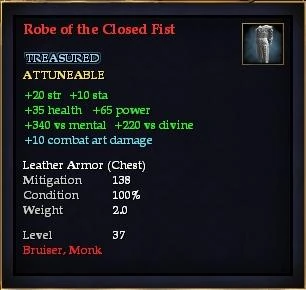 Robe of the Closed Fist | EverQuest 2 Wiki | Fandom