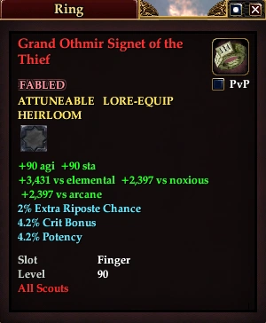 Grand Othmir Signet of the Thief | EverQuest 2 Wiki | Fandom