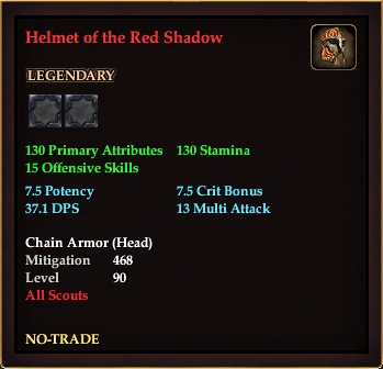 Helmet of the Red Shadow | EverQuest 2 Wiki | Fandom