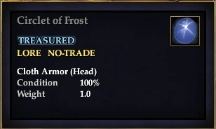Circlet of Frost | EverQuest 2 Wiki | Fandom