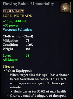 Flowing Robe of Immortality | EverQuest 2 Wiki | Fandom