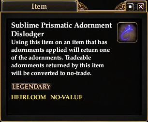 Sublime Prismatic Adornment Dislodger | EverQuest 2 Wiki | Fandom
