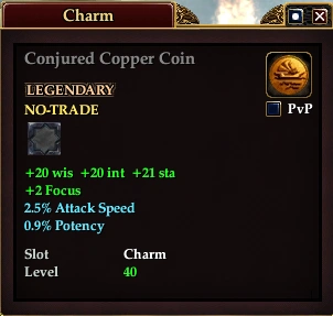 Conjured Copper Coin | EverQuest 2 Wiki | Fandom