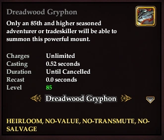 Dreadwood Gryphon | EverQuest 2 Wiki | Fandom