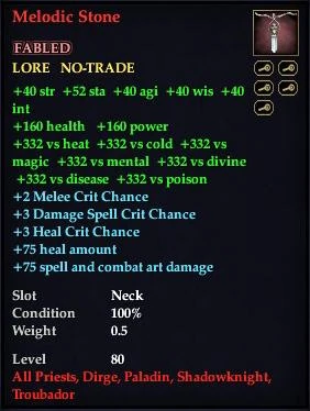 Melodic Stone | EverQuest 2 Wiki | Fandom