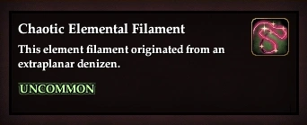 Chaotic Elemental Filament | EverQuest 2 Wiki | Fandom