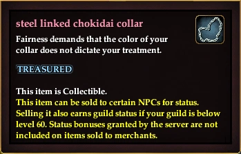 steel linked chokidai collar | EverQuest 2 Wiki | Fandom
