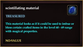 scintillating material | EverQuest 2 Wiki | Fandom