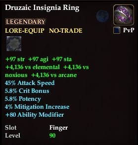 Druzaic Insignia Ring | EverQuest 2 Wiki | Fandom