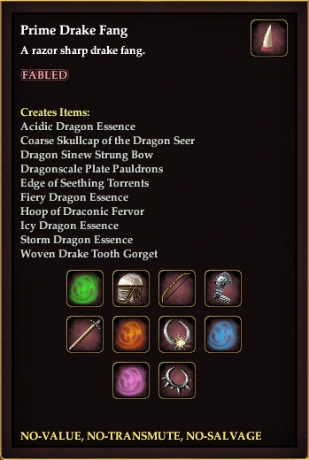 Prime Drake Fang | EverQuest 2 Wiki | Fandom