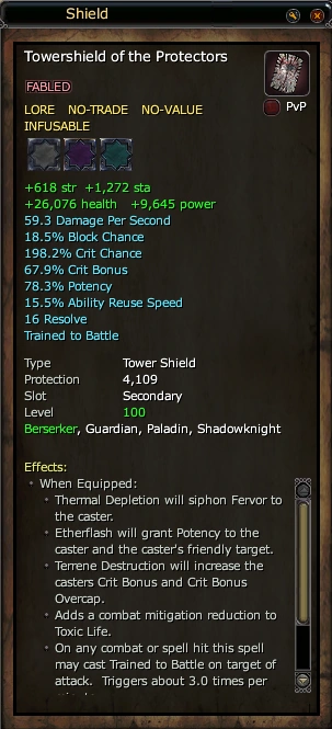 Towershield of the Protectors | EverQuest 2 Wiki | Fandom
