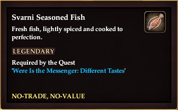 Svarni Seasoned Fish | EverQuest 2 Wiki | Fandom
