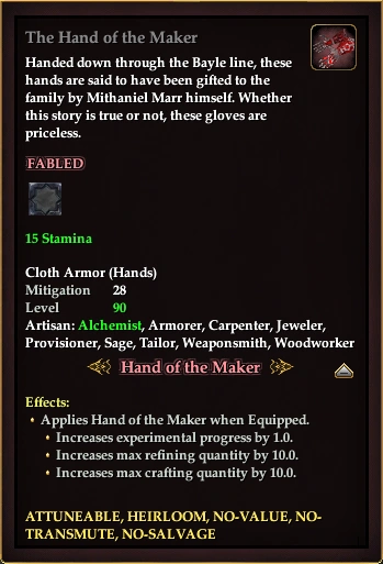 The Hand of the Maker | EverQuest 2 Wiki | Fandom