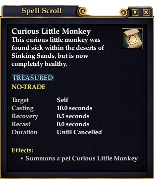 Curious Little Monkey | EverQuest 2 Wiki | Fandom