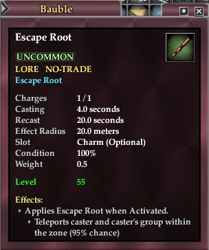 Escape Root | EverQuest 2 Wiki | Fandom