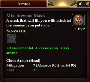 Mischievous Mask | EverQuest 2 Wiki | Fandom