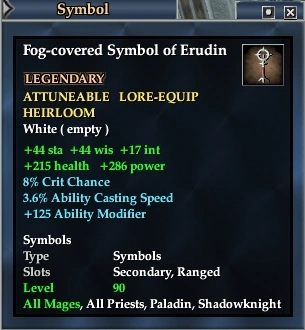 Fog-covered Symbol of Erudin | EverQuest 2 Wiki | Fandom