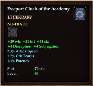 Freeport Cloak of the Academy | EverQuest 2 Wiki | Fandom