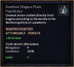 Sootfoot Magma Plain Pauldrons | EverQuest 2 Wiki | Fandom