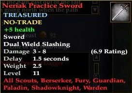 Neriak Practice Sword | EverQuest 2 Wiki | Fandom