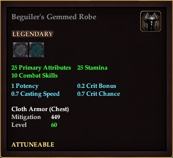 Beguiler's Gemmed Robe | EverQuest 2 Wiki | Fandom