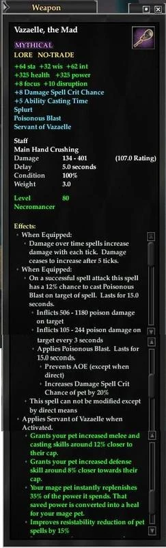 Necromancer Epic Weapon Timeline | EQ2Classic Wiki | Fandom