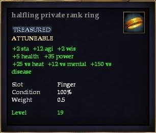Halfling private rank ring | EQ2Classic Wiki | Fandom