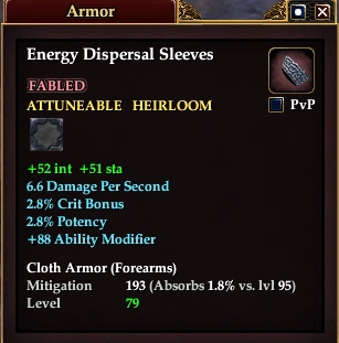 Energy Dispersal Sleeves (Level 79) | EQ2Classic Wiki | Fandom
