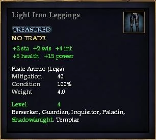 Light Iron Leggings | EQ2Classic Wiki | Fandom