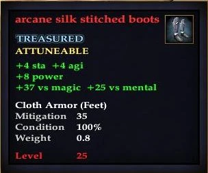 Arcane silk stitched boots | EQ2Classic Wiki | Fandom