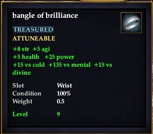 Bangle of brilliance | EQ2Classic Wiki | Fandom