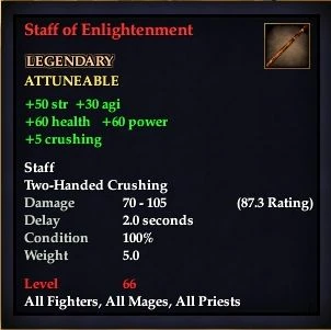 Staff of Enlightenment | EQ2Classic Wiki | Fandom