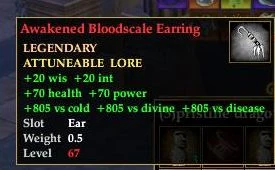 Awakened Bloodscale Earring | EQ2Classic Wiki | Fandom