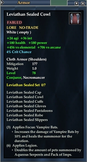 Leviathan Sealed Cowl (Level 78) | EQ2Classic Wiki | Fandom