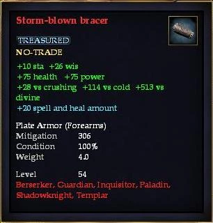 Storm-blown bracer | EQ2Classic Wiki | Fandom