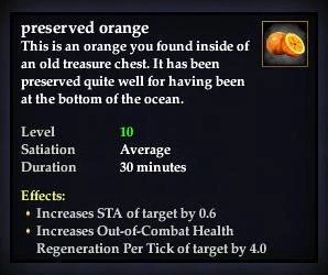 Preserved orange | EQ2Classic Wiki | Fandom