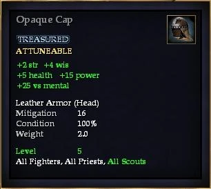 Opaque Cap | EQ2Classic Wiki | Fandom