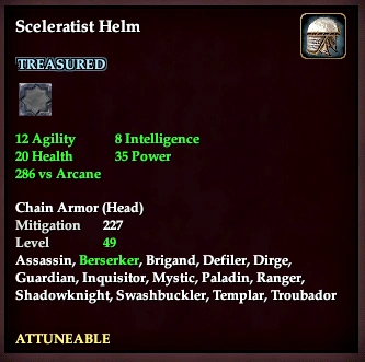 Sceleratist Helm | EQ2Classic Wiki | Fandom