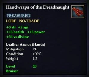 Handwraps of the Dreadnaught | EQ2Classic Wiki | Fandom