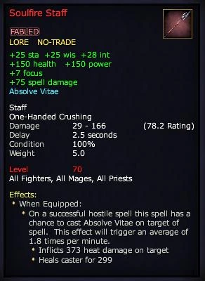 Soulfire Staff | EQ2Classic Wiki | Fandom