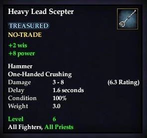 Heavy Lead Scepter | EQ2Classic Wiki | Fandom