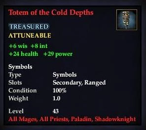 Totem of the Cold Depths | EQ2Classic Wiki | Fandom